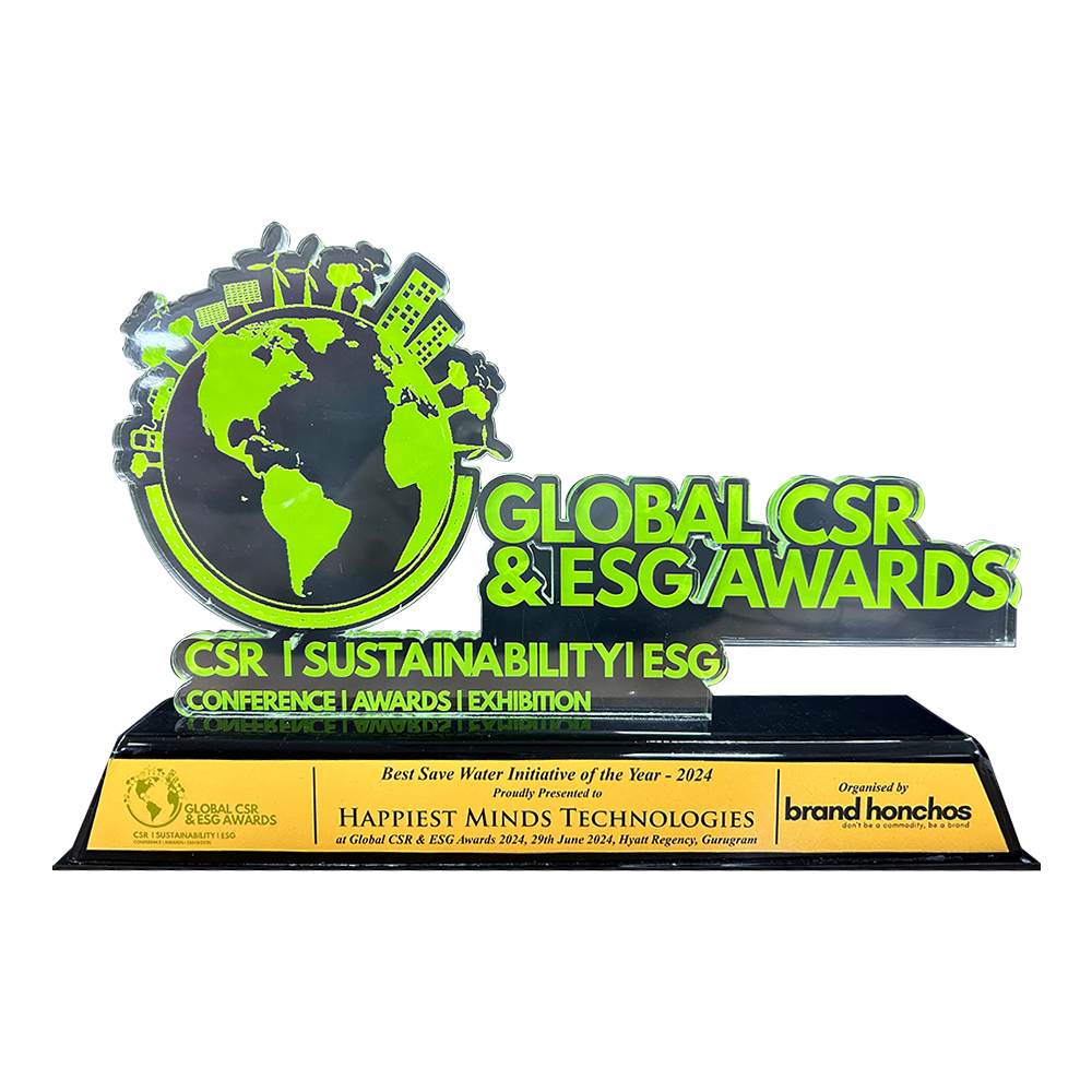 Happiest Minds wins Best Save Water Initiative of the Year – 2024 at ...